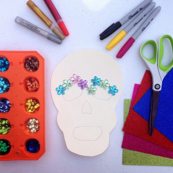 A Sweet Day of The Dead Craft: Paper Sugar Skulls - Creating Creatives