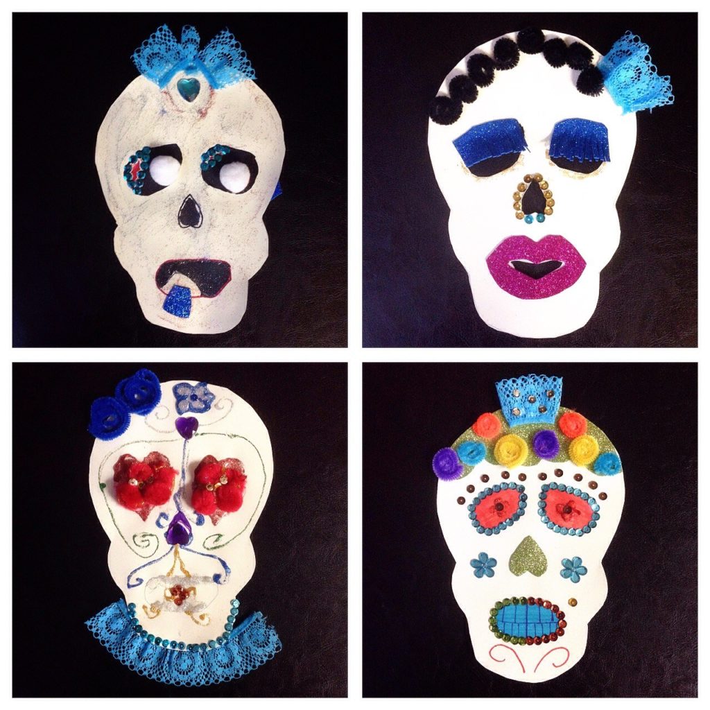A Sweet Day of The Dead Craft: Paper Sugar Skulls - Creating Creatives
