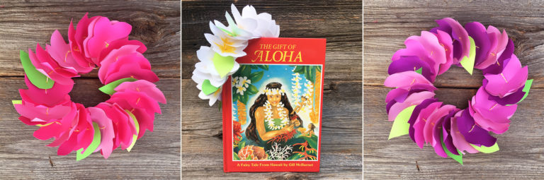 The T Of Aloha Paper Lei Craft Creating Creatives