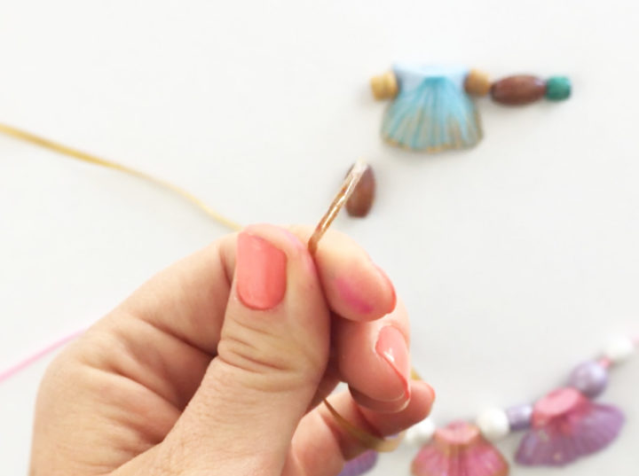 Mermaid Necklace DIY - An Egg Carton Craft - Creating Creatives