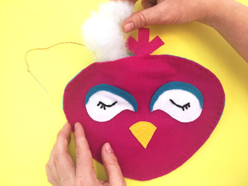 Felt Owl Pillow in 8 Easy Steps - Creating Creatives