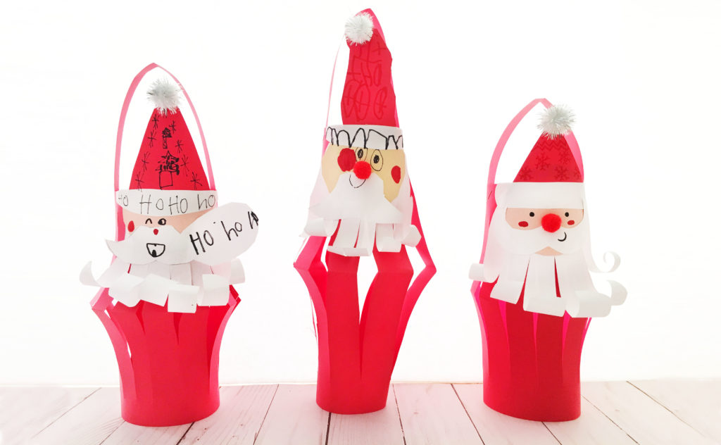 Santa Paper Lantern A Fun Christmas Craft - Creating Creatives